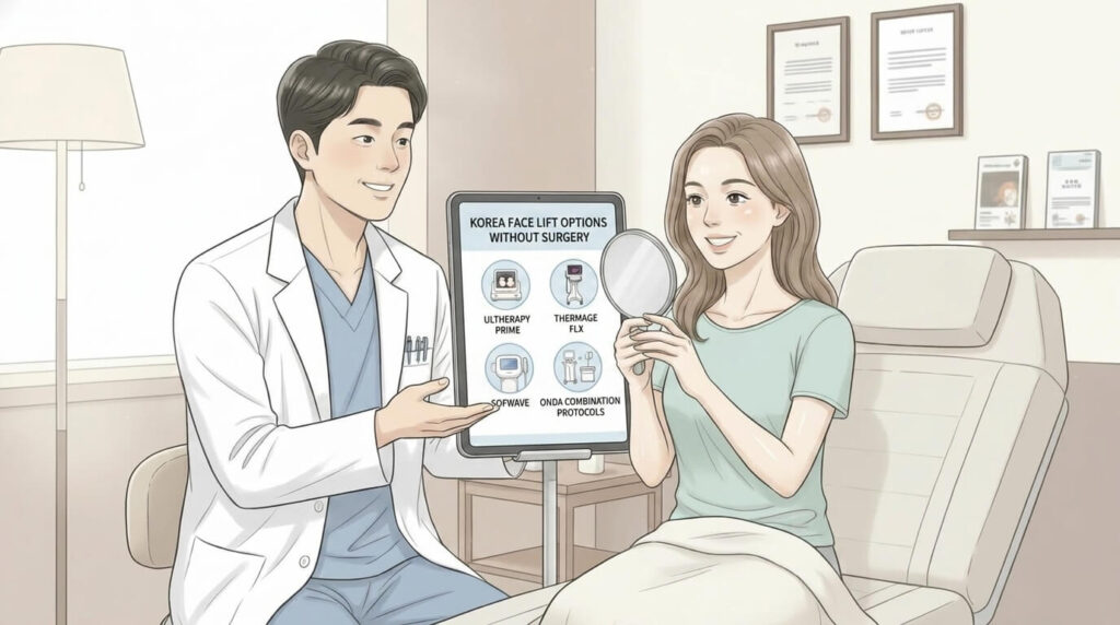 Korea Face Lift Options Without Surgery: A Guide for Visiting Patients ...